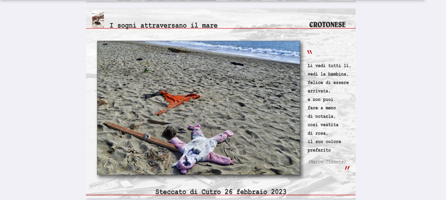 Tragedia di Cutro: “I sogni attraversano il mare”, una mostra ...
